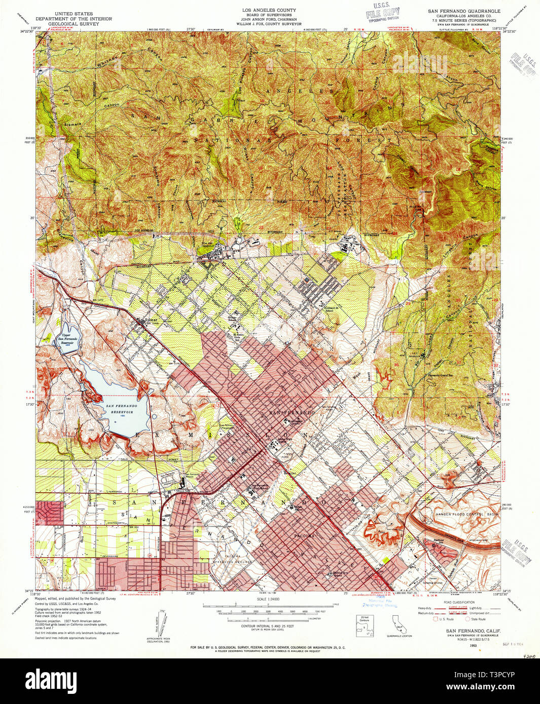 Map Of San Fernando High Resolution Stock Photography and Images - Alamy