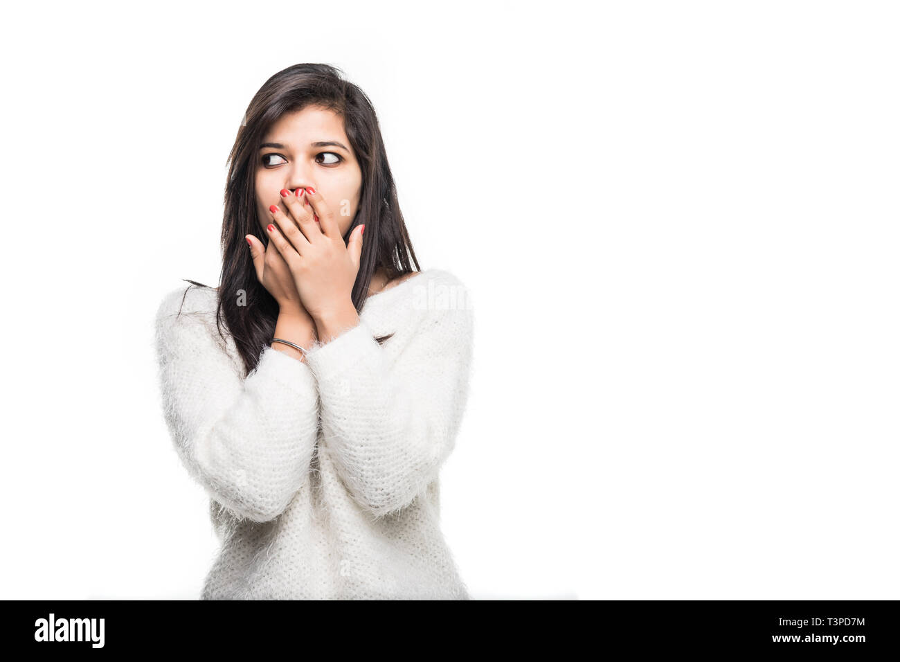 Indian woman face shock hi-res stock photography and images - Alamy