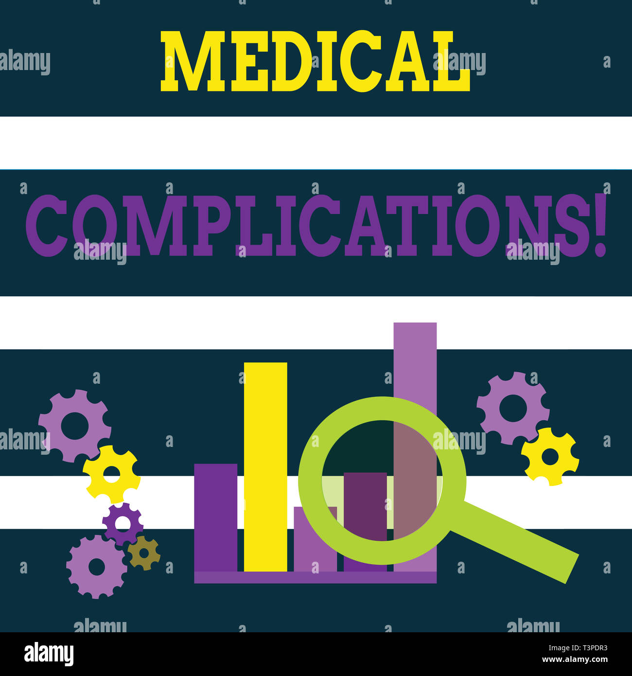 Writing note showing Medical Complications. Business concept for ...