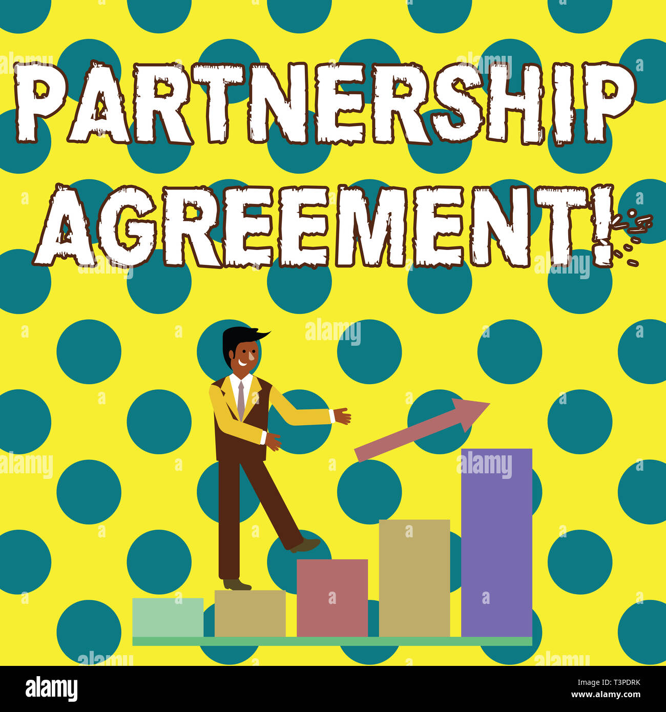 Conceptual hand writing showing Partnership Agreement. Concept meaning ...