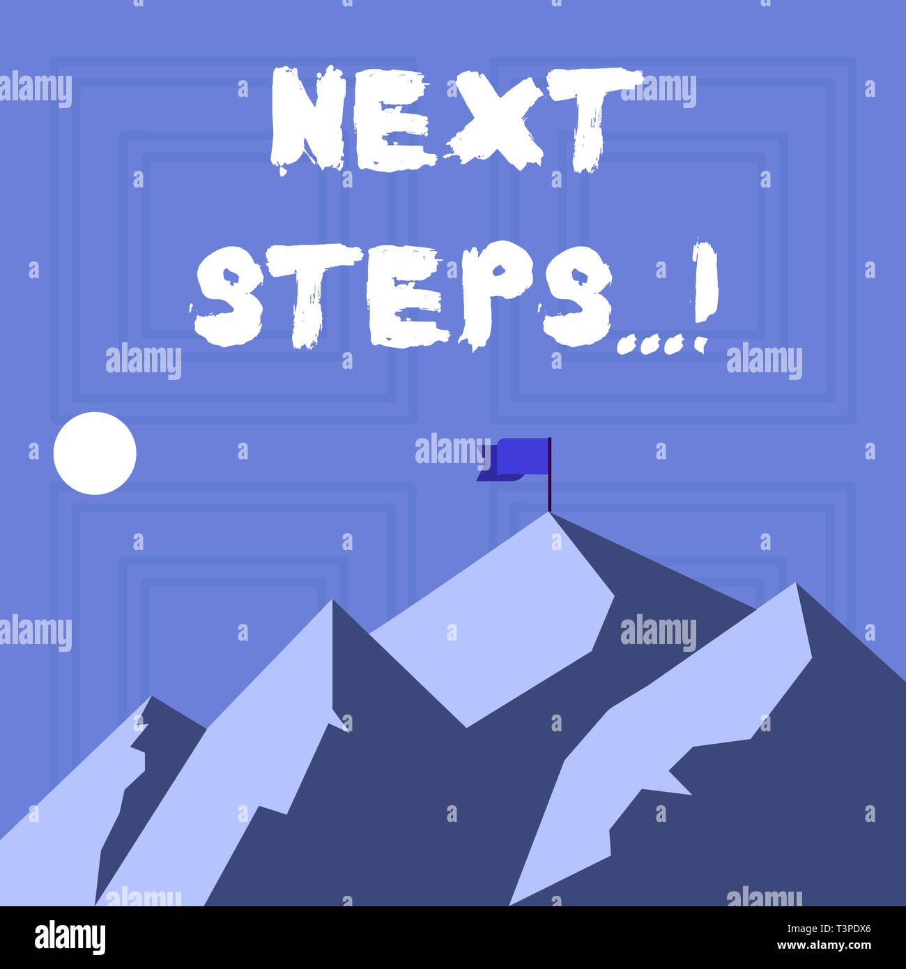 Writing note showing Next Steps. Business concept for something you do ...