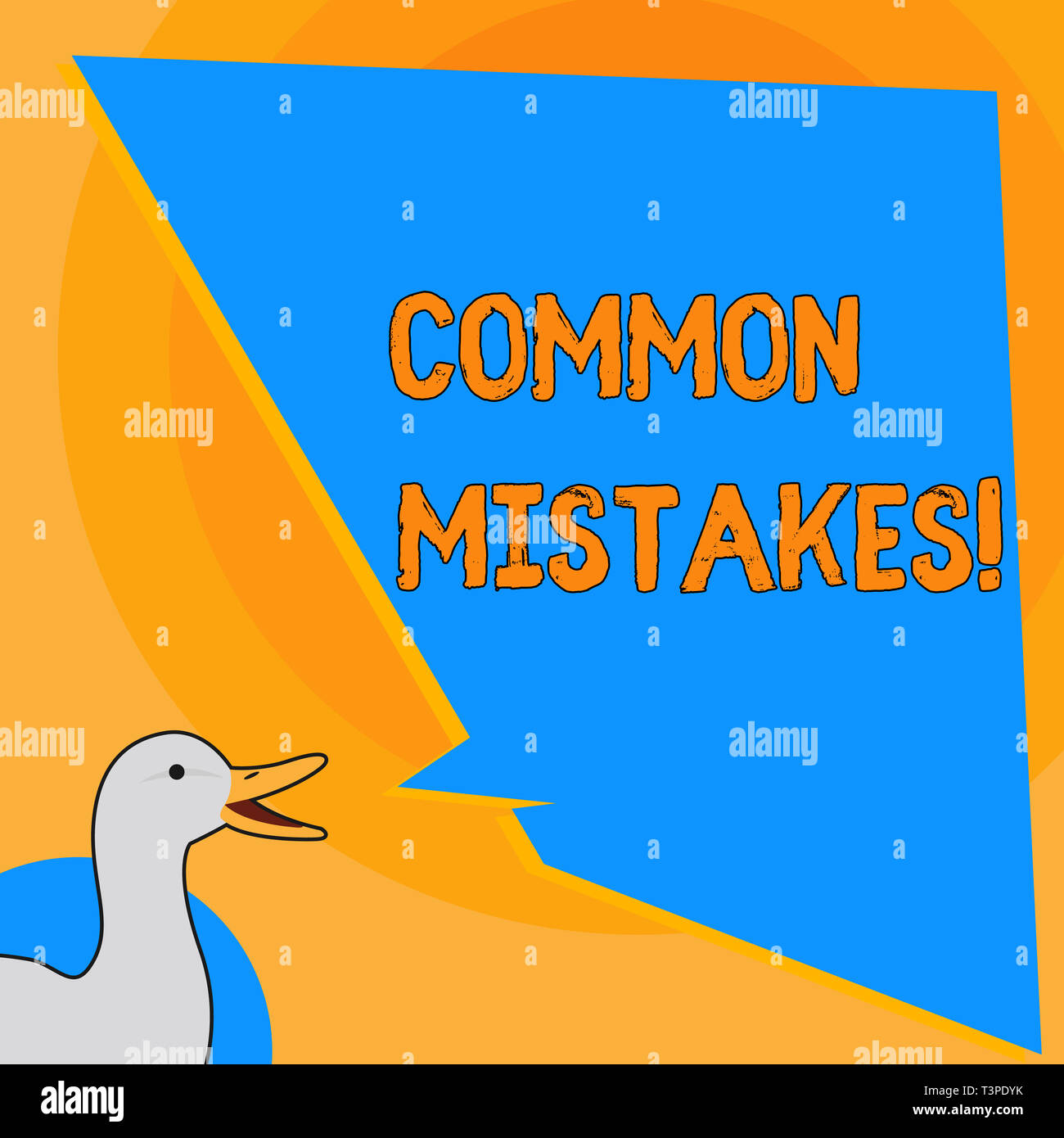 Writing note showing Common Mistakes. Business concept for repeat act ...