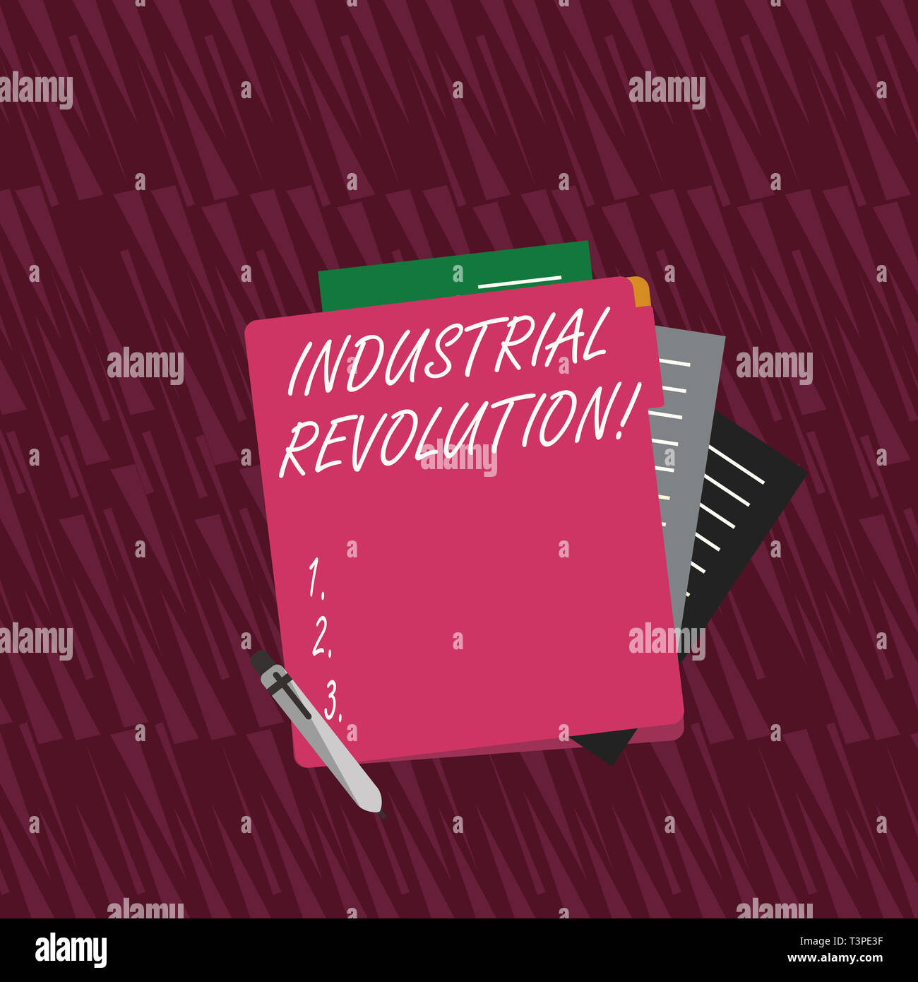Text sign showing Industrial Revolution. Business photo text time ...