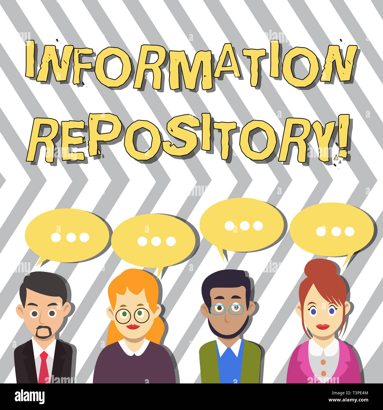 Conceptual hand writing showing Information Repository. Concept meaning ...