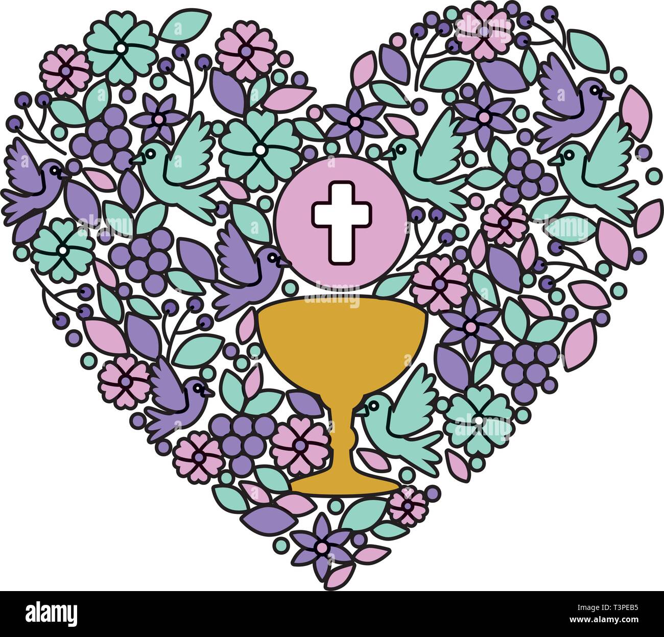 Jesus heart chalice hi-res stock photography and images - Alamy
