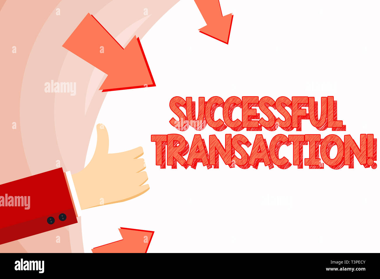 Handwriting text Successful Transaction. Conceptual photo effective ...