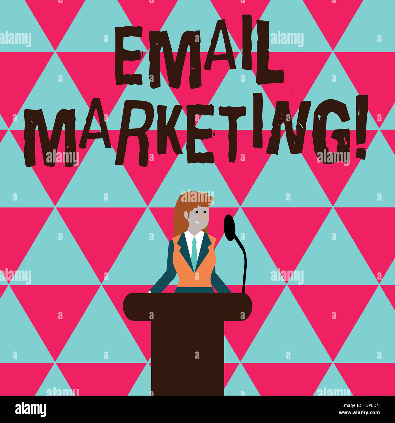 Conceptual hand writing showing Email Marketing. Concept meaning act of ...
