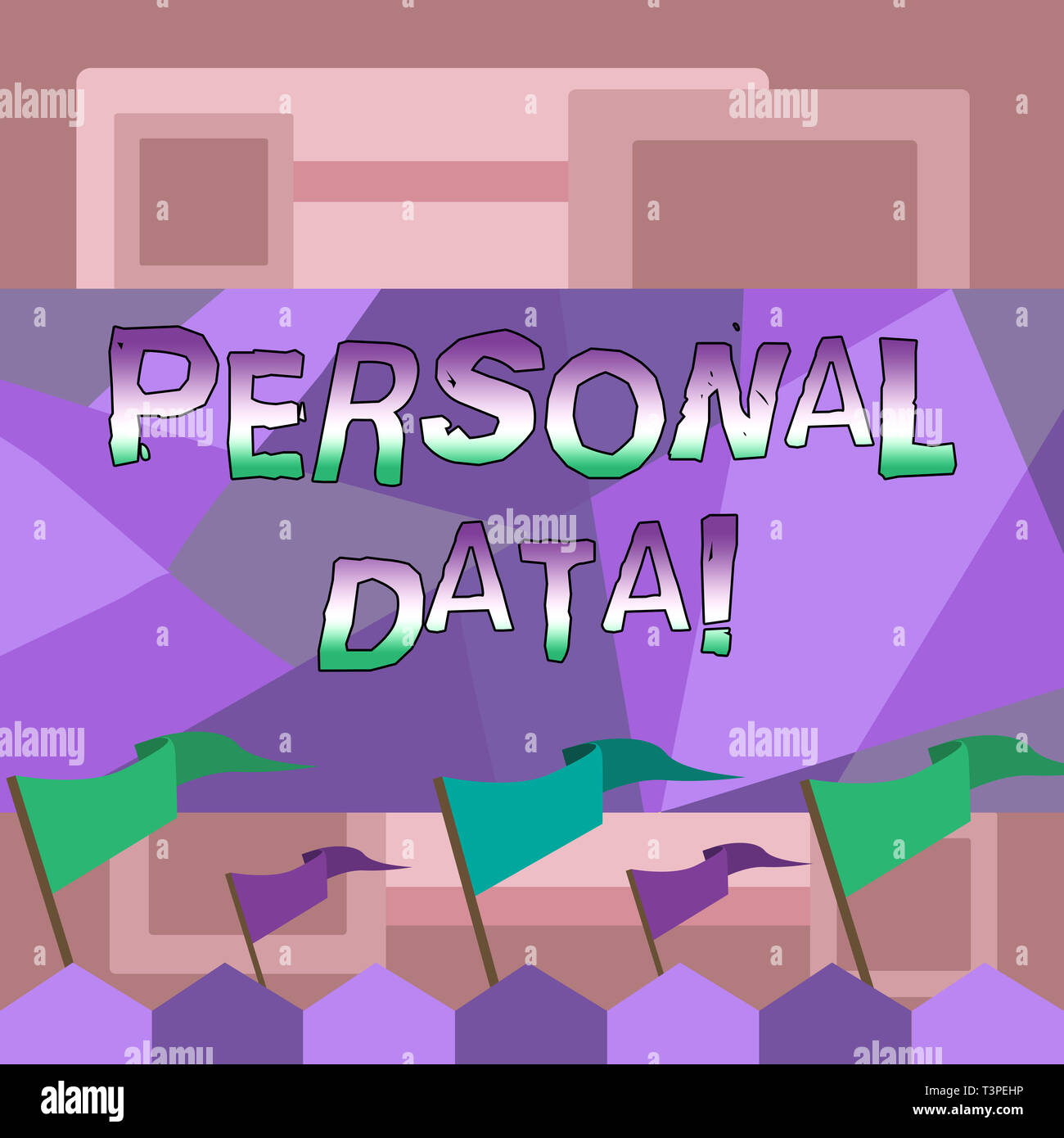 Handwriting text writing Personal Data. Conceptual photo information ...