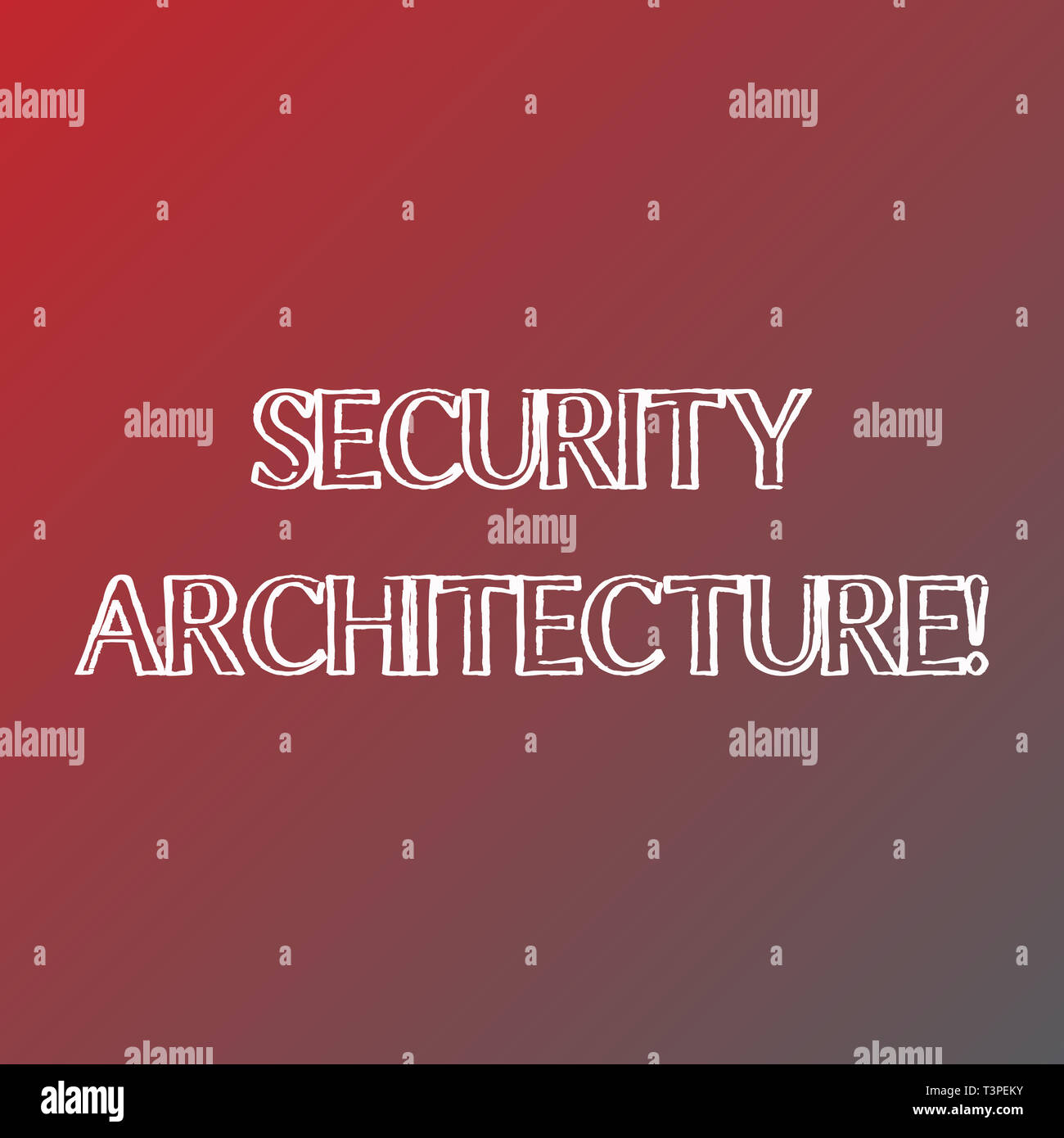 Conceptual Hand Writing Showing Security Architecture Concept Meaning Focus On Information