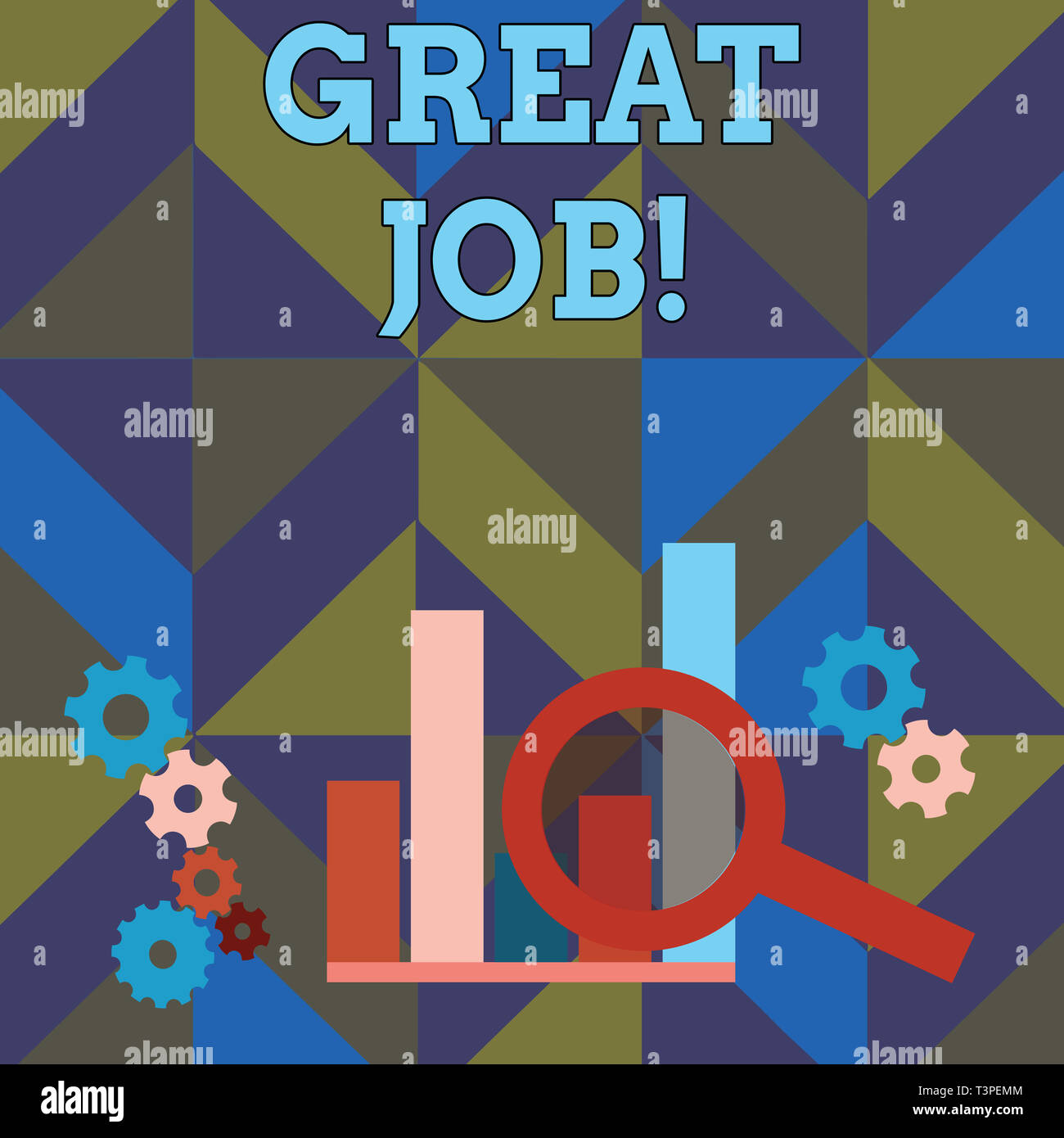 Handwriting text writing Great Job. Conceptual photo used praising ...