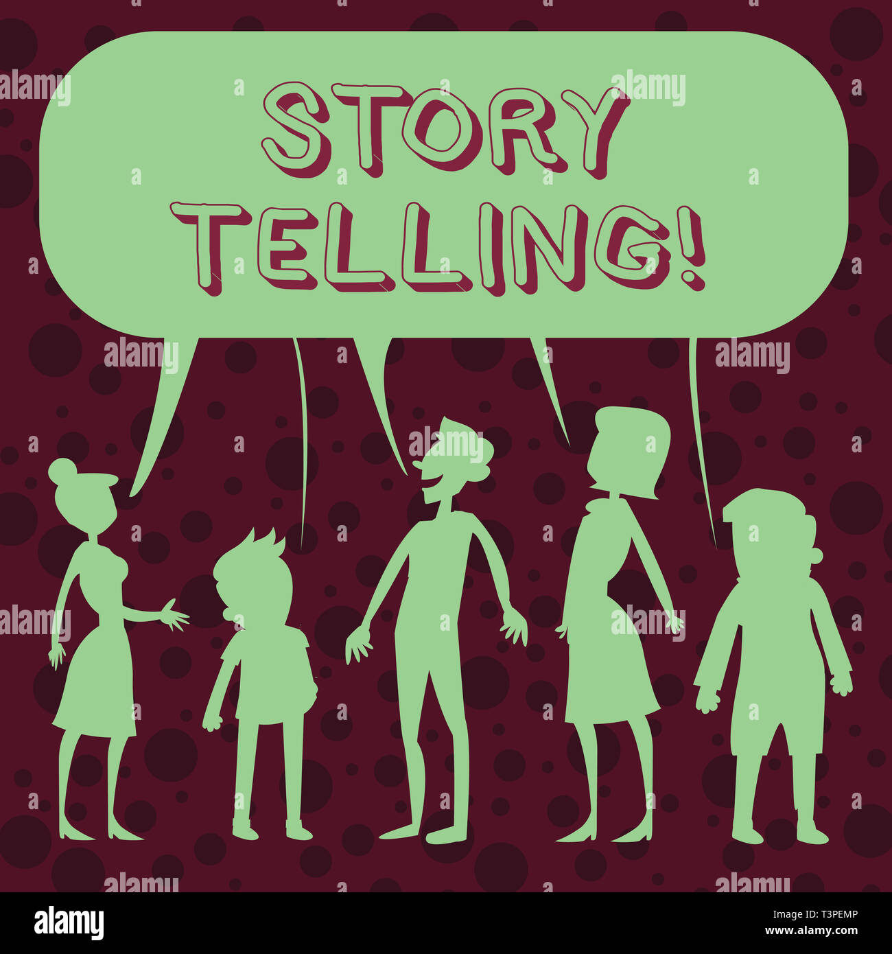 Conceptual hand writing showing Storytelling. Concept meaning activity ...