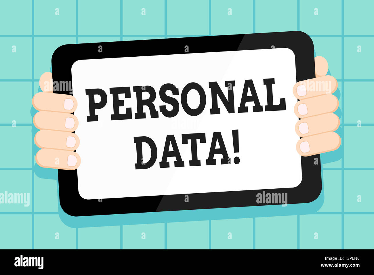 Conceptual hand writing showing Personal Data. Concept meaning ...