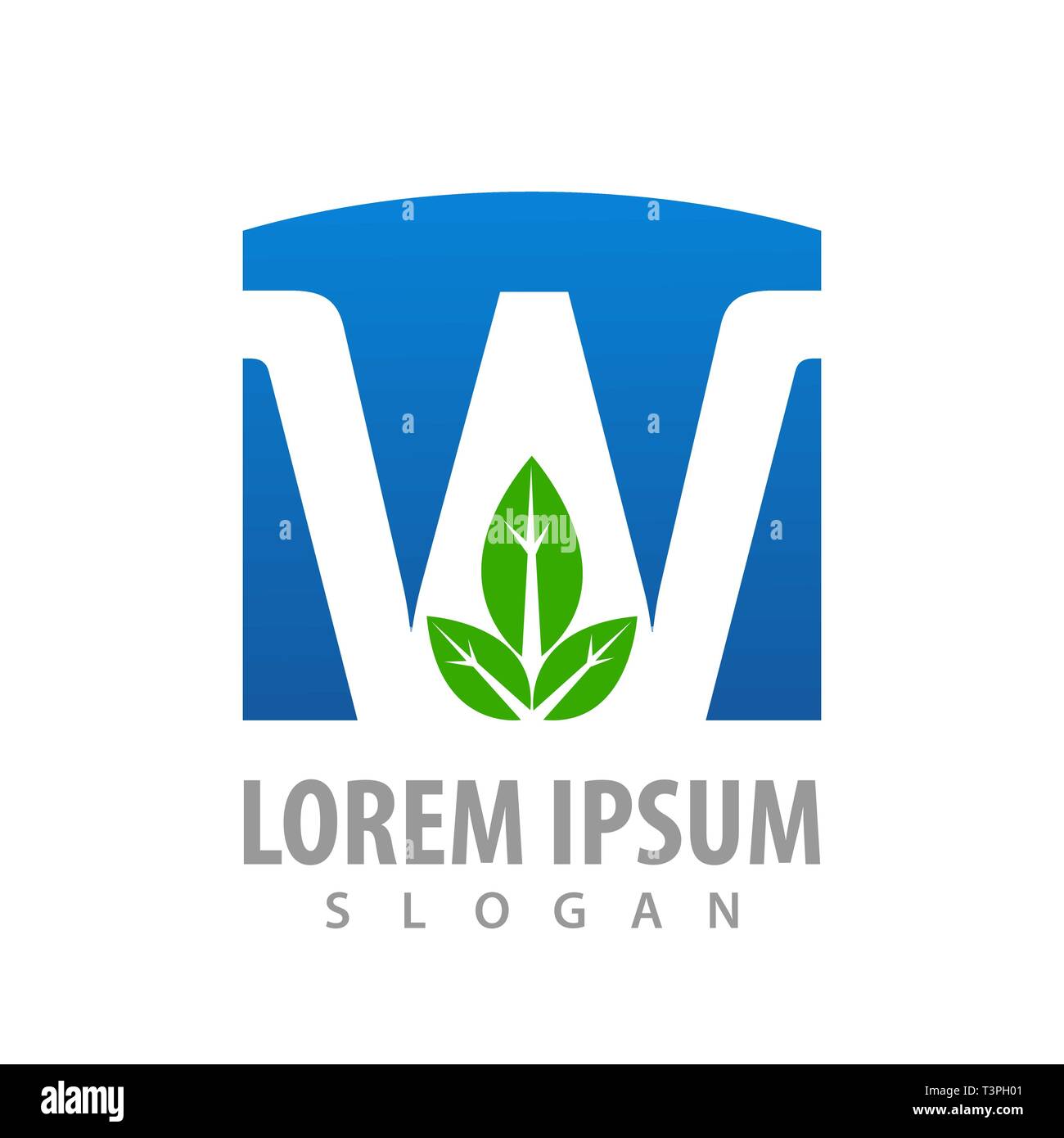 Blue w Stock Vector Images - Alamy