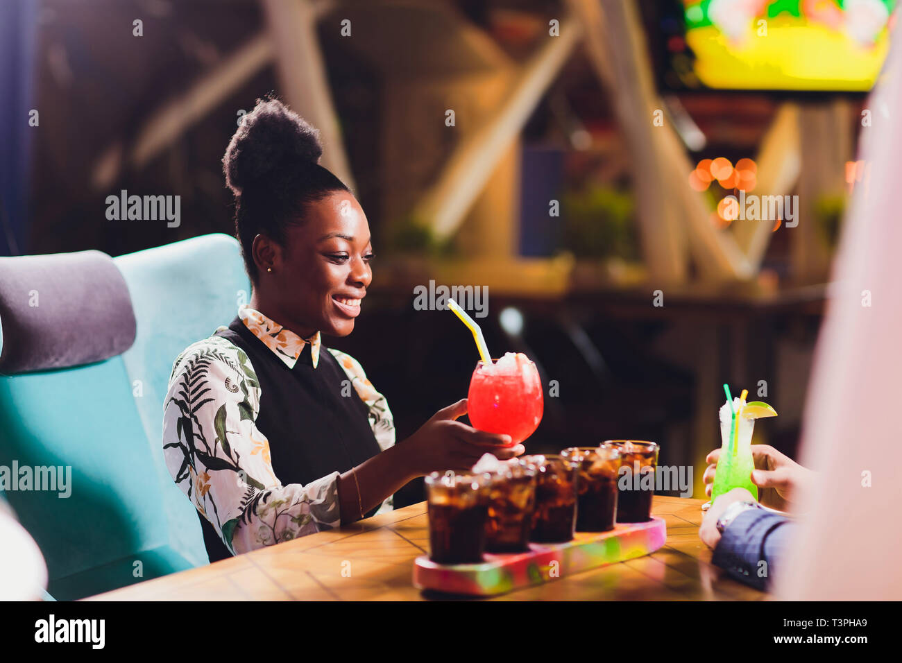 Group business people holding aperitif hi-res stock photography and ...