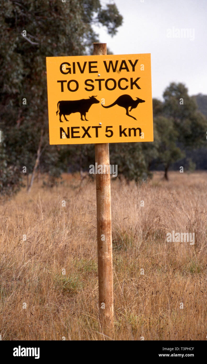 Australia Road Signs Animal Animals High Resolution Stock Photography ...