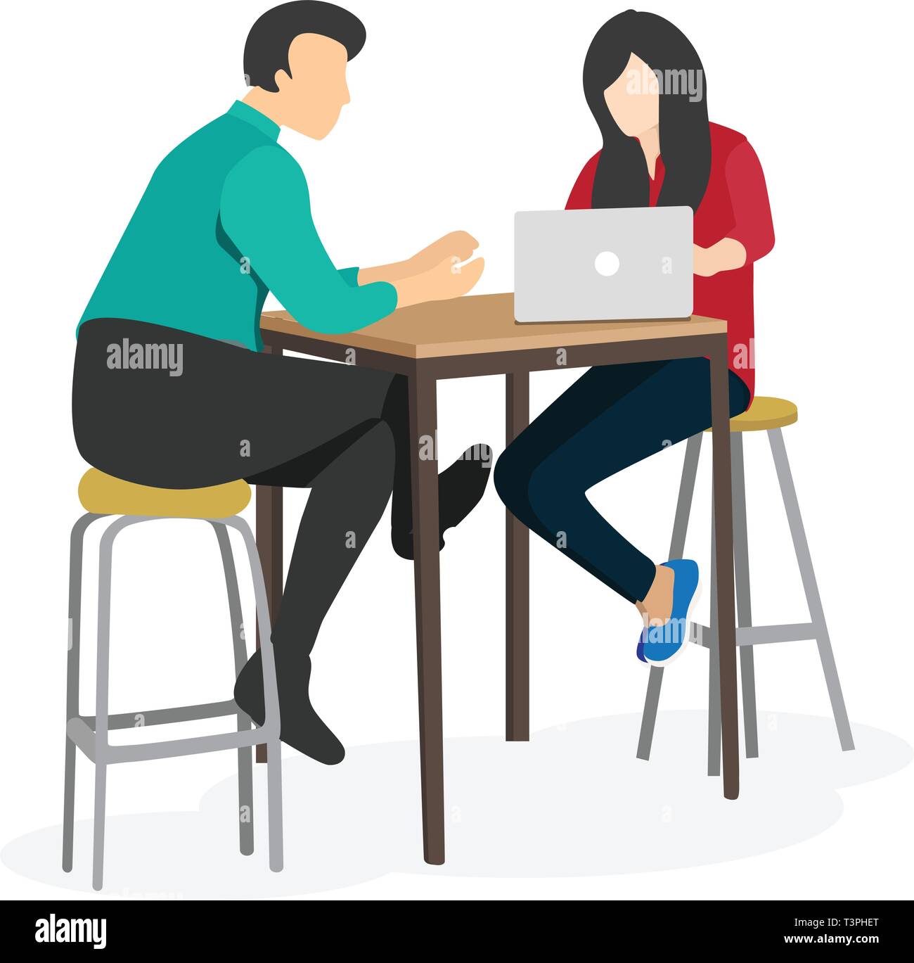 Female modern business characters Stock Vector Images - Alamy