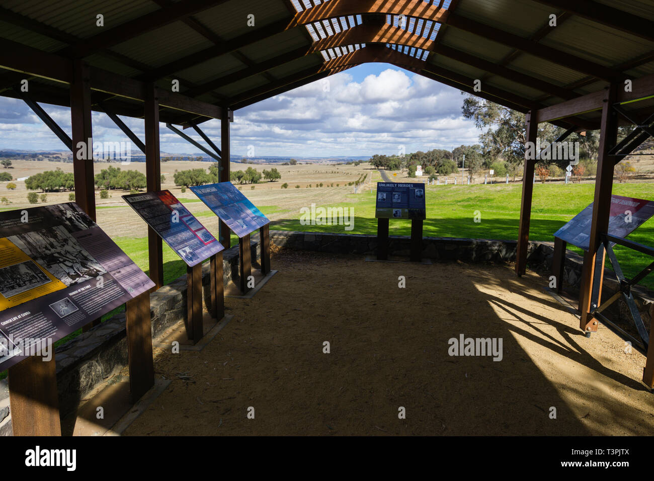 Display and Information signs at Cowra Prisoner of War and Internment ...