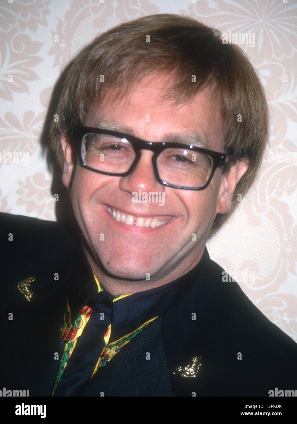 Elton John 1992 Photo By John Barrett/PHOTOlink /MediaPunch Stock Photo ...