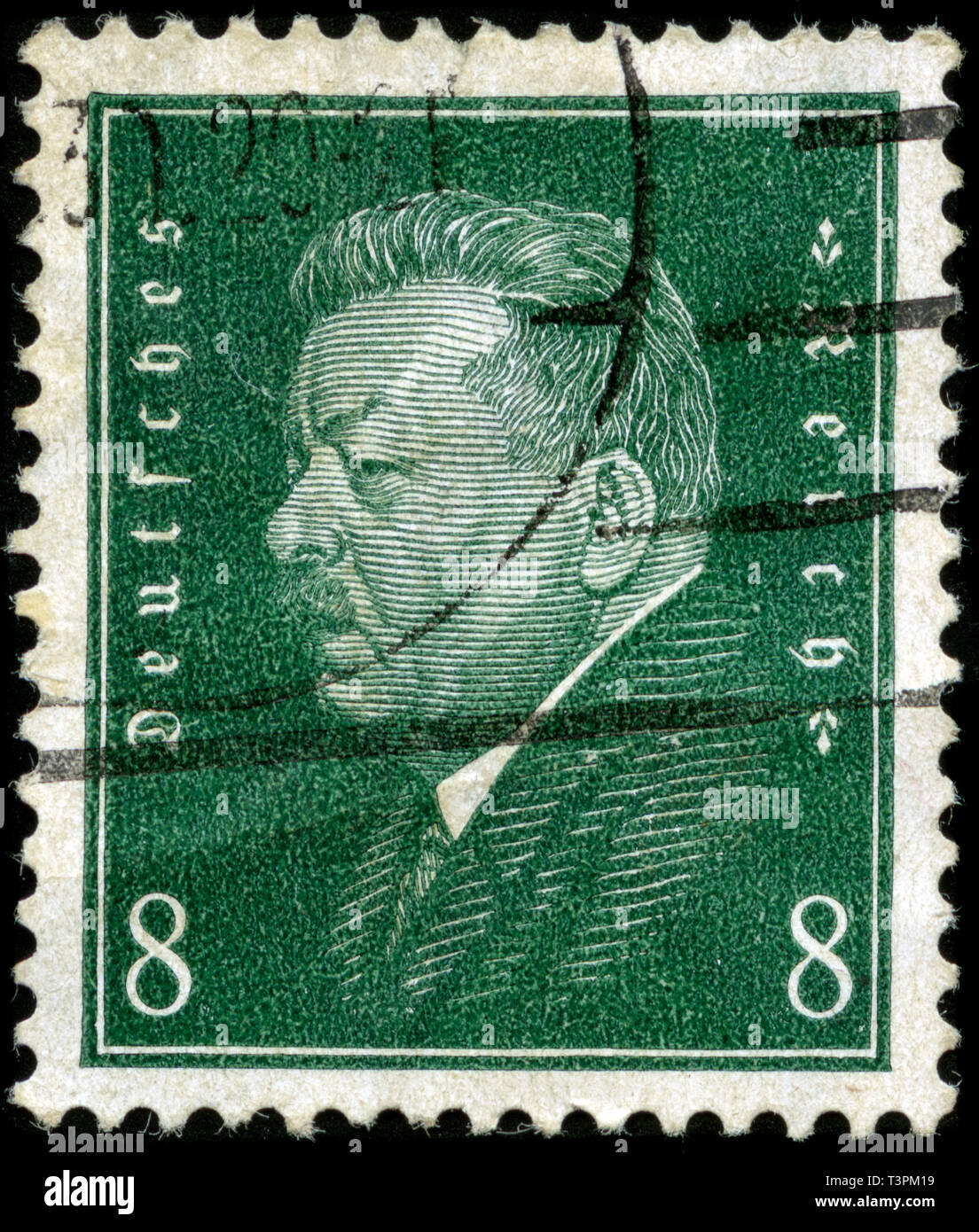 Postage stamp from the German Realm in the Presidents of Germany series ...