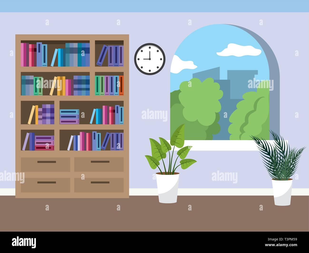 furniture room cartoon vector illustration graphic design Stock Vector ...