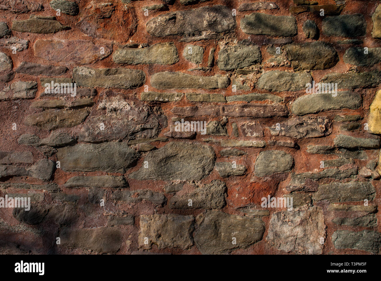 the old stone wall texture background natural color Stock Photo - Alamy