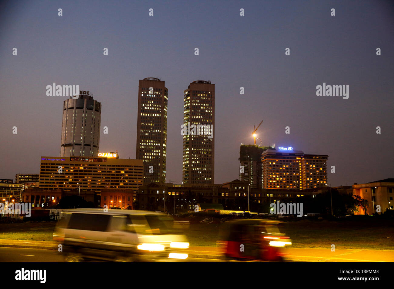 Night view of Colombo City, Sri Lanka Stock Photo - Alamy