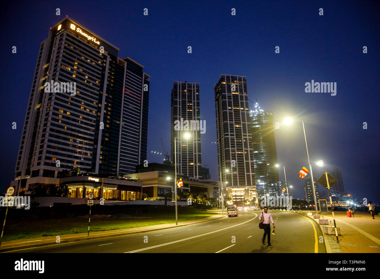 Colombo Skyline At Night