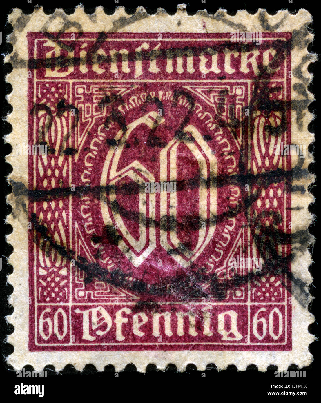 Postage stamp from the German Realm in the Official Stamps series ...