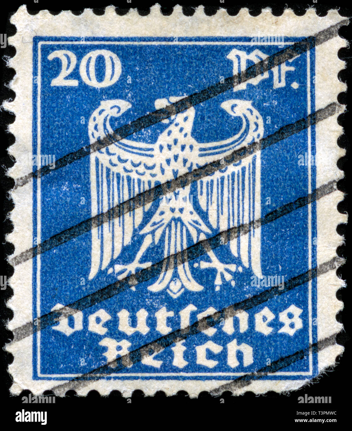 Postage stamp from the German Realm in the Definitives 7v series issued ...