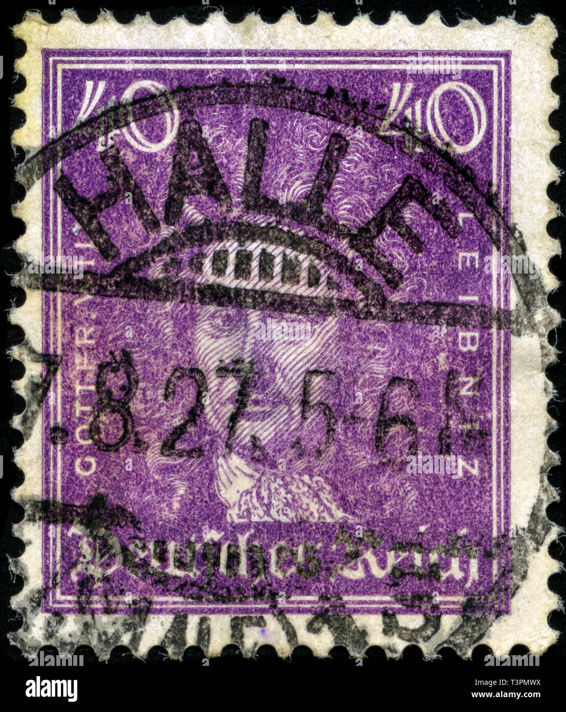Postage stamp from the German Realm in the Famous Germans series issued ...
