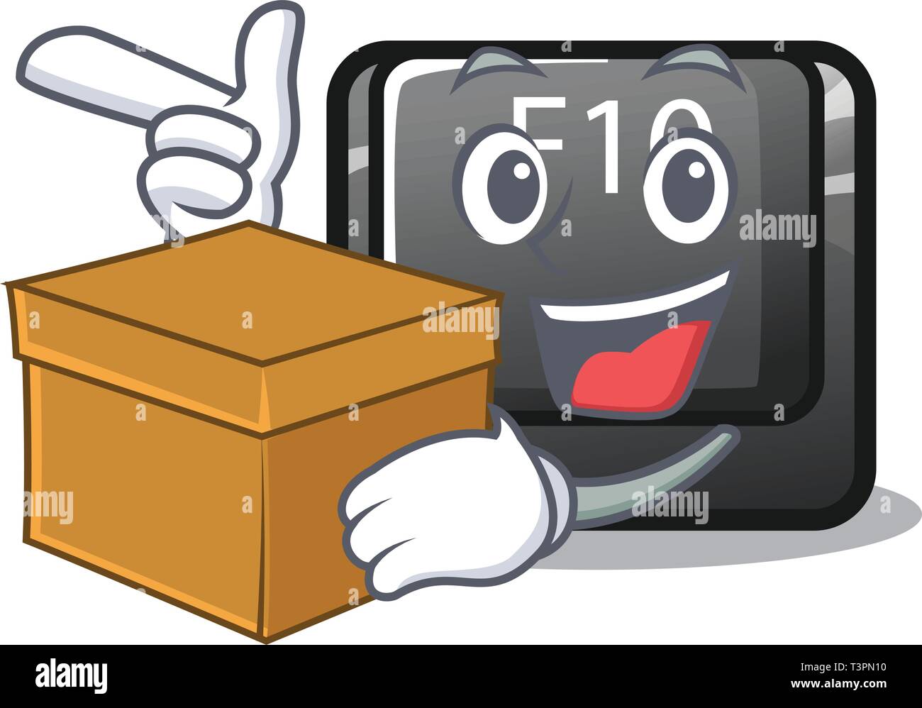 With box button f10 on a keyboard character Stock Vector Image & Art ...