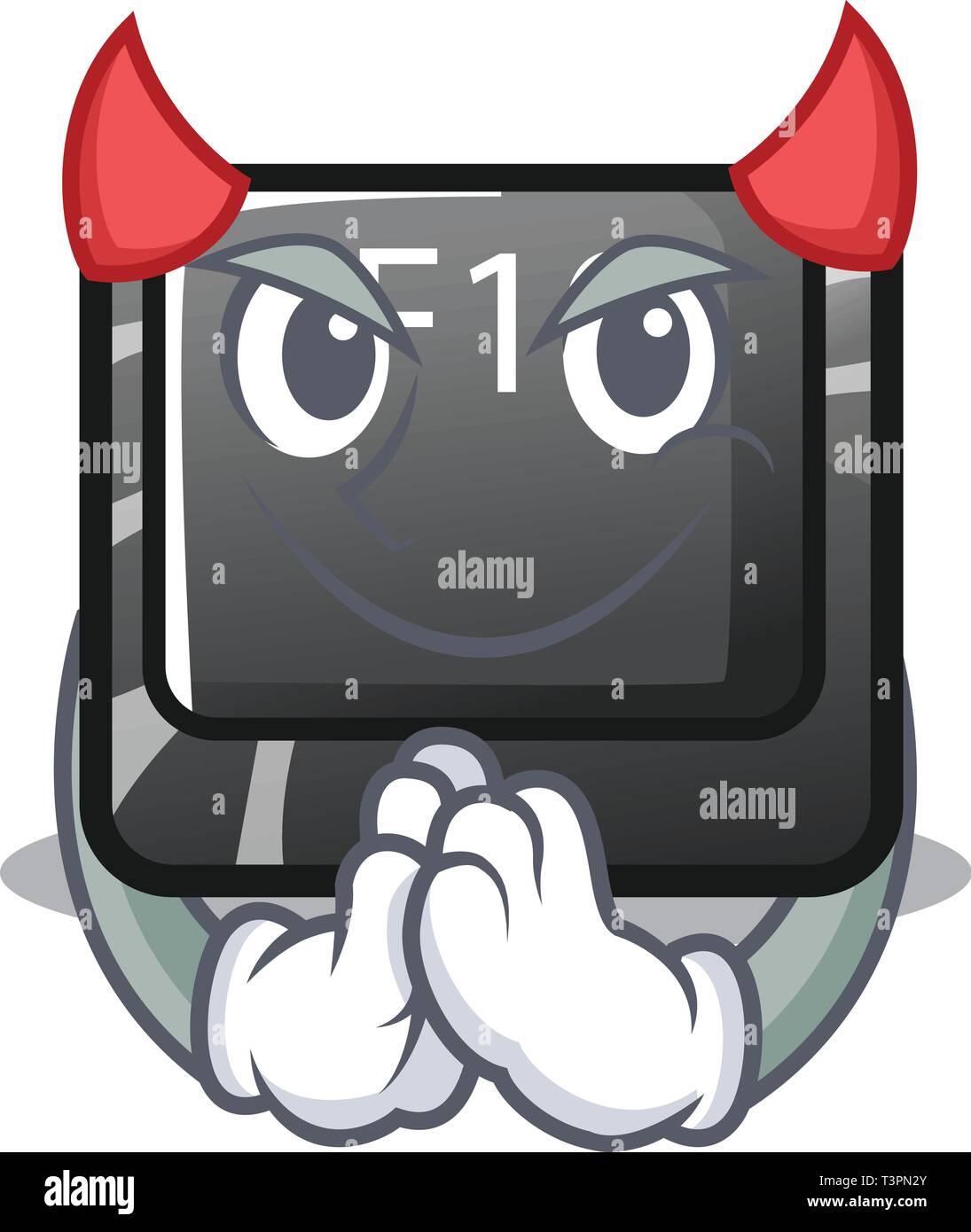 Devil button f10 isolated with the cartoon Stock Vector Image & Art - Alamy