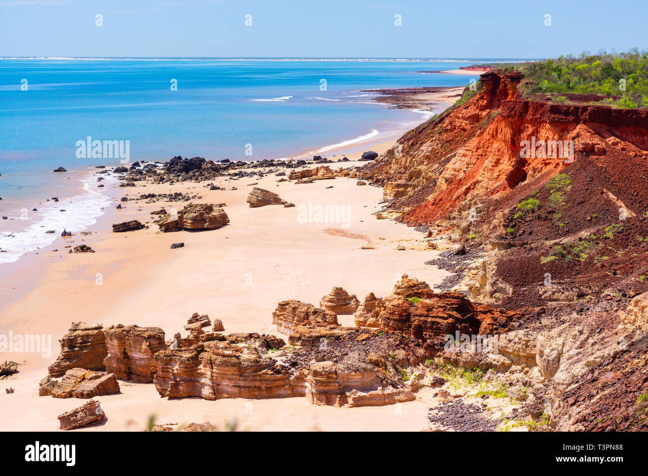 View of the red cliffs of Pender Bay, Dampier Peninsular from Aalin's ...