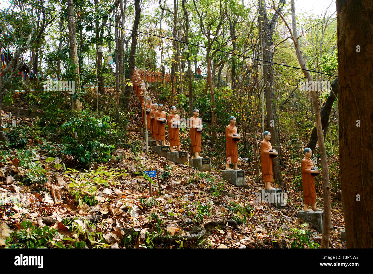 Buddha view. Sambok Pagoda, Kratie Cambodia Temple Stock Photo - Alamy