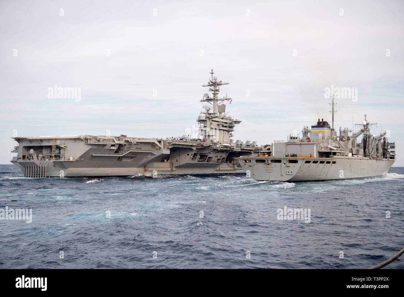 190404-N-DS741-0004 ATLANTIC OCEAN (April 4, 2019) The Nimitz-class ...
