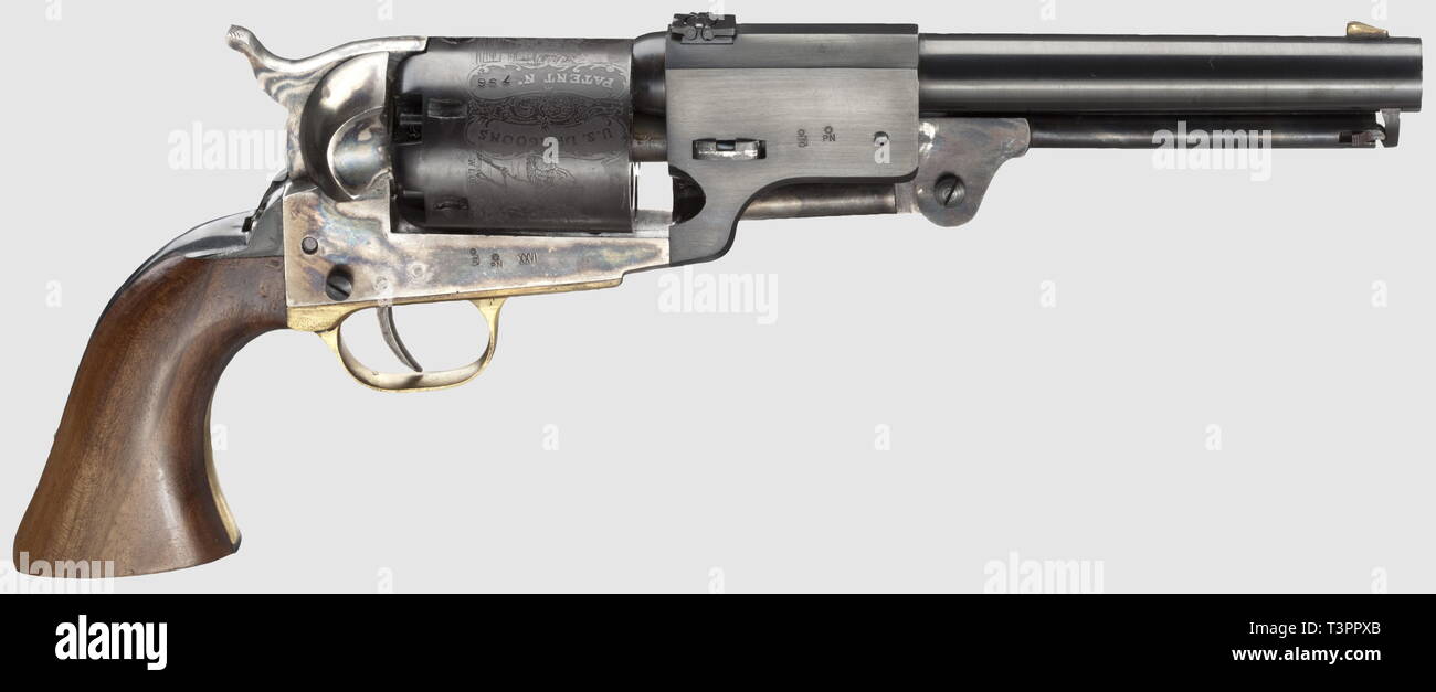Small arms, revolvers, Third Model Colt Dragoon, calibre .44 inch ...