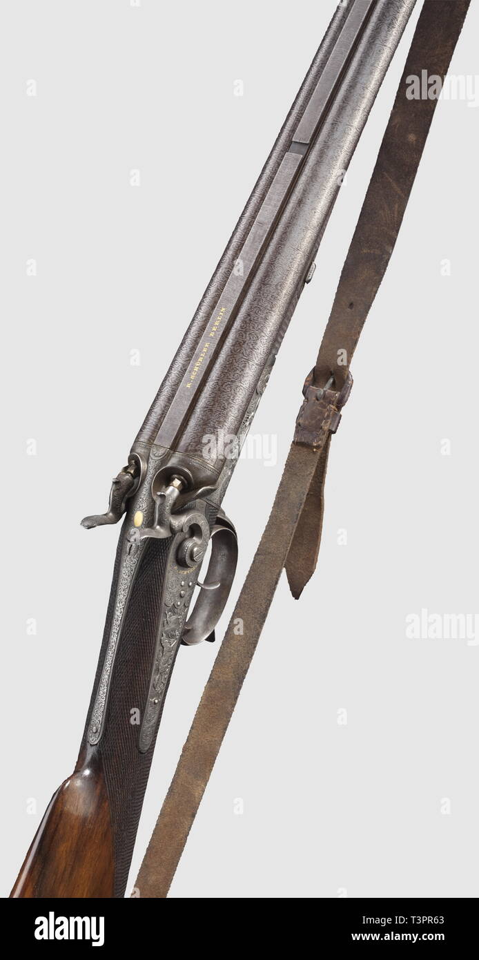 LONG ARMS, MODERN HUNTING WEAPONS, double action double-barrelled ...