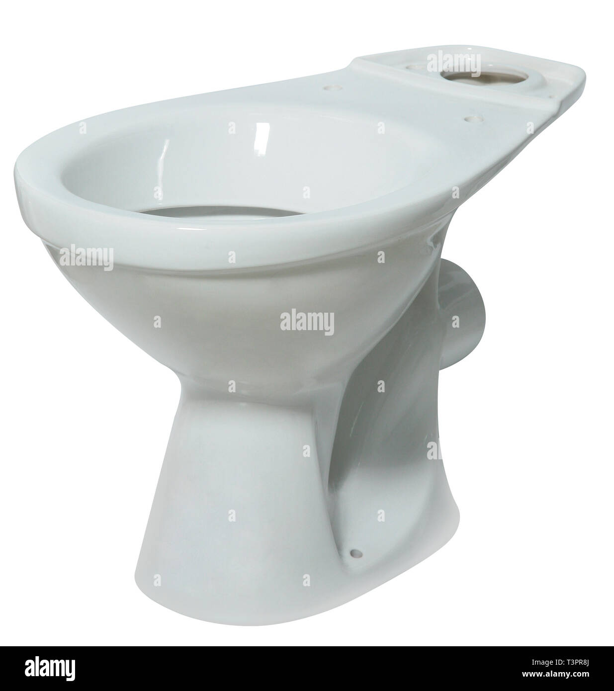 Toilet bowl isolated on white background Stock Photo - Alamy
