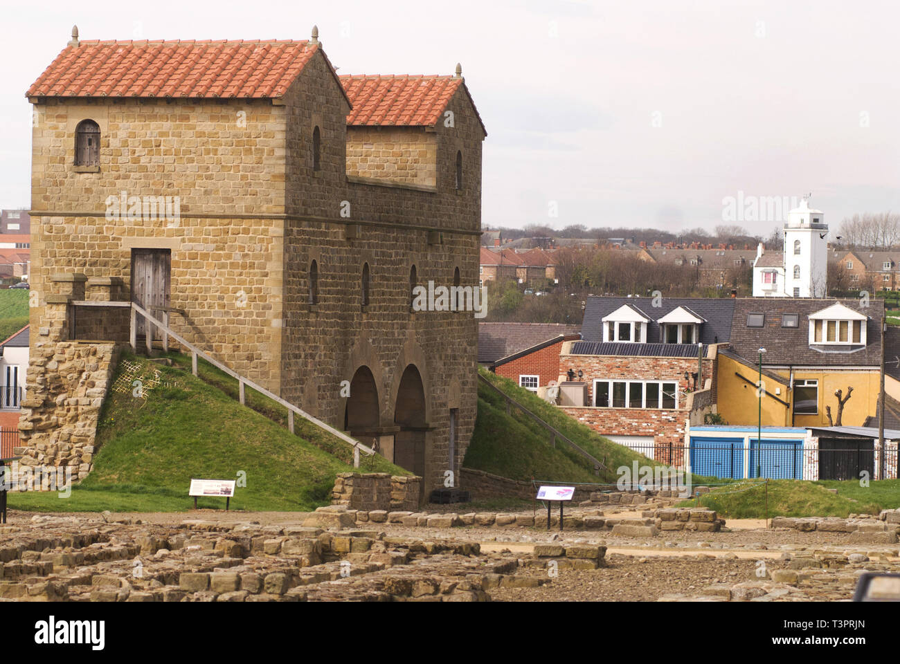 Arbeia Roman Fort, South Shields Stock Photo - Alamy