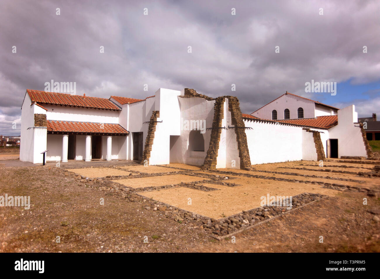 Roman gateway reconstruction hi-res stock photography and images - Alamy