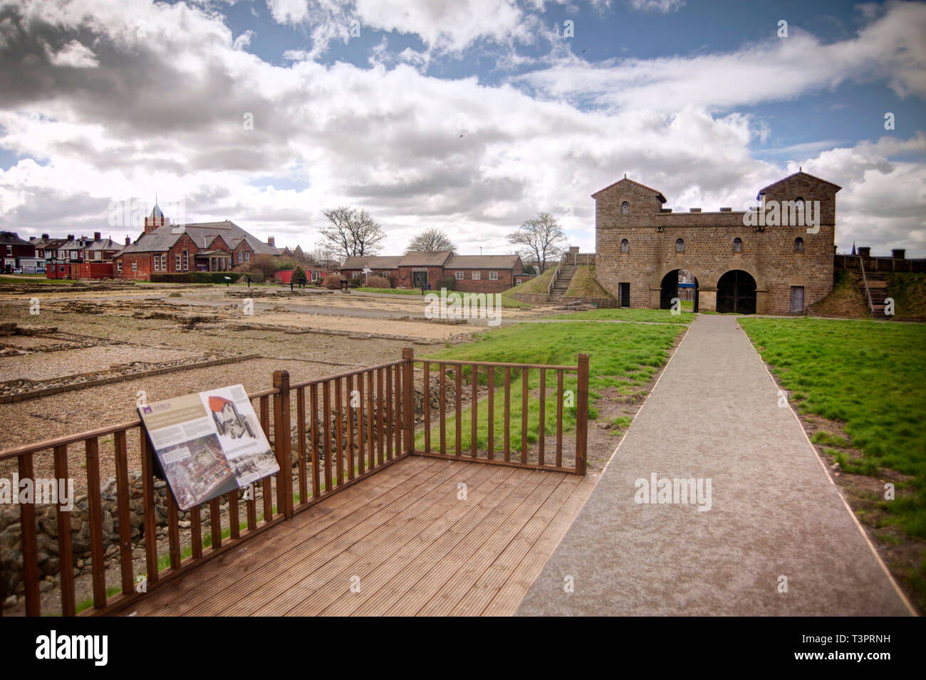 Arbeia Roman Fort, South Shields Stock Photo - Alamy