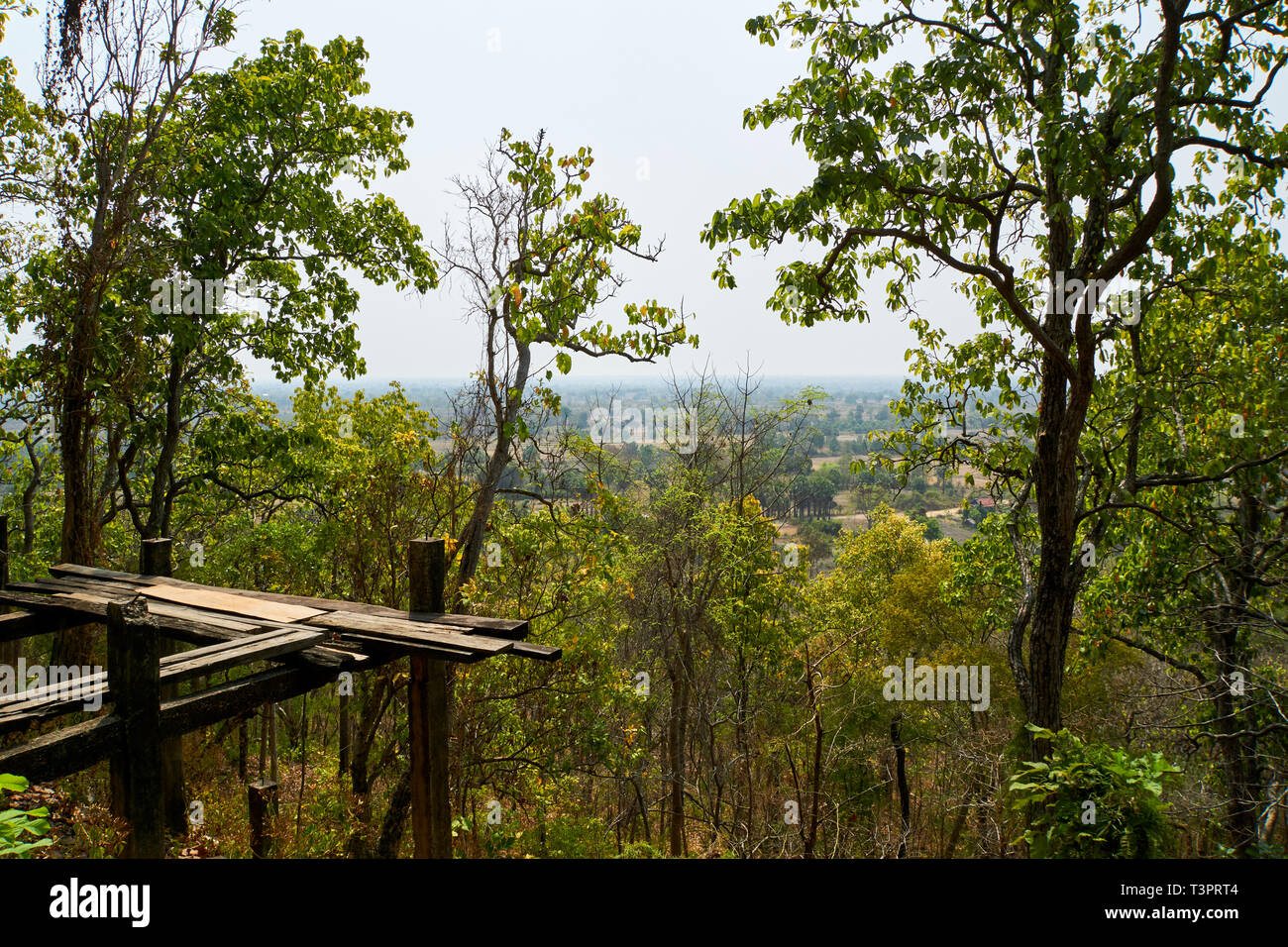 back view. Sambok Pagoda Kratie Cambodia Stock Photo - Alamy