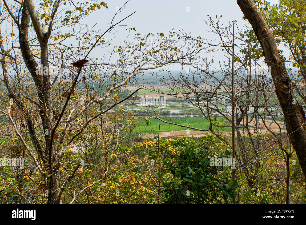 back view. Sambok Pagoda Kratie Cambodia Stock Photo - Alamy