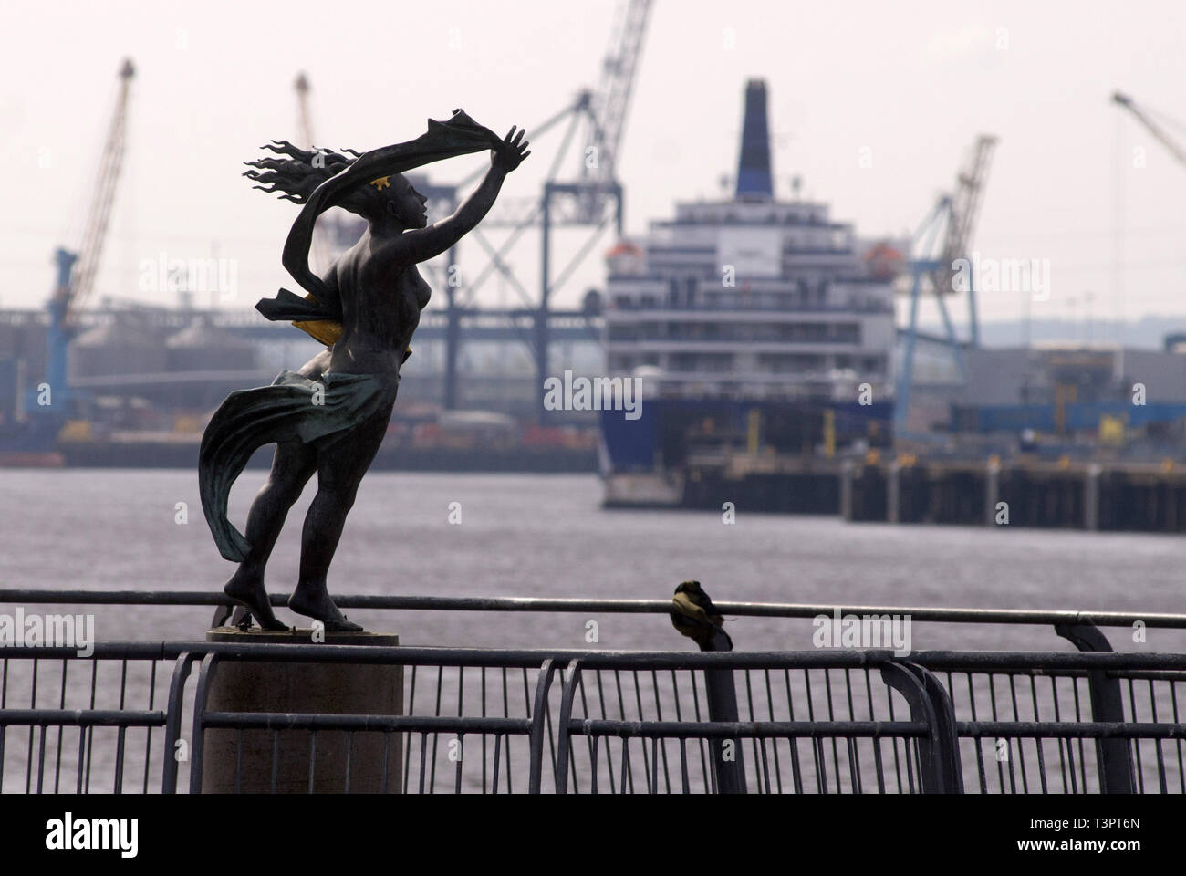 Spirit of south shields statue hi-res stock photography and images - Alamy