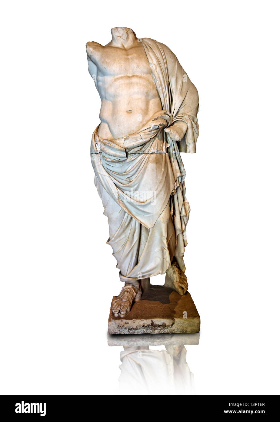 Greek statue of a male figure, 2nd cent B.C Greek Hellenistic period ...