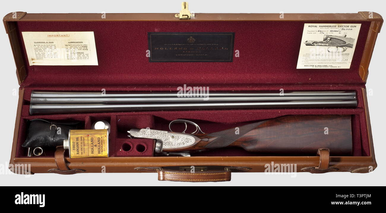 LONG ARMS, MODERN HUNTING WEAPONS, double-barrelled hunting rifle ...