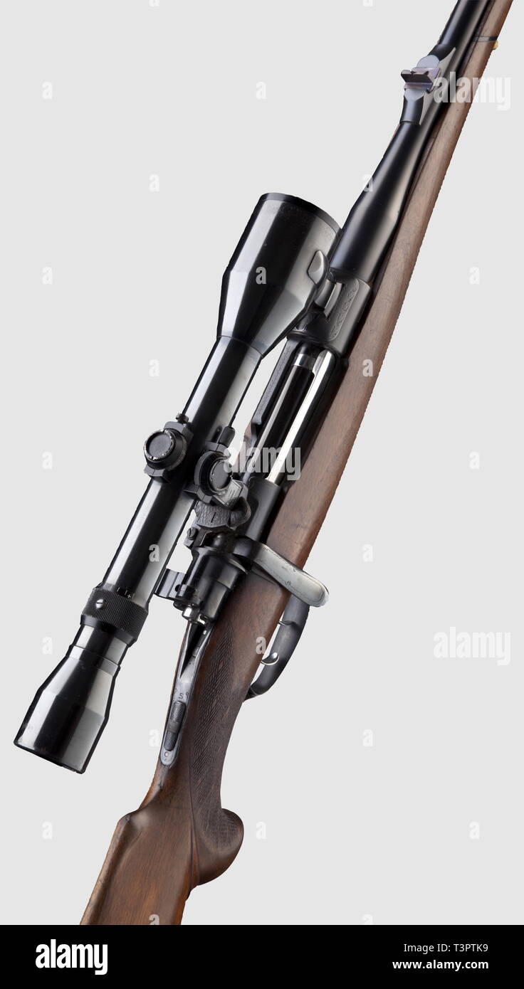 LONG ARMS, MODERN HUNTING WEAPONS, repeating full stock rifle with ...