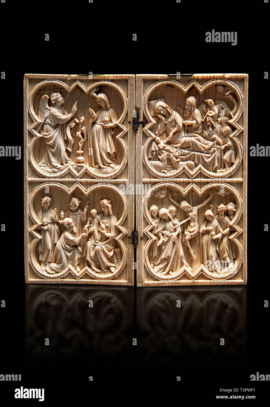 Gothic ivory panel hi-res stock photography and images - Alamy