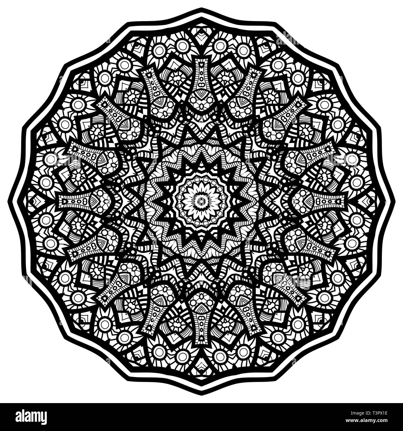 Mandalas coloring book hi-res stock photography and images - Alamy
