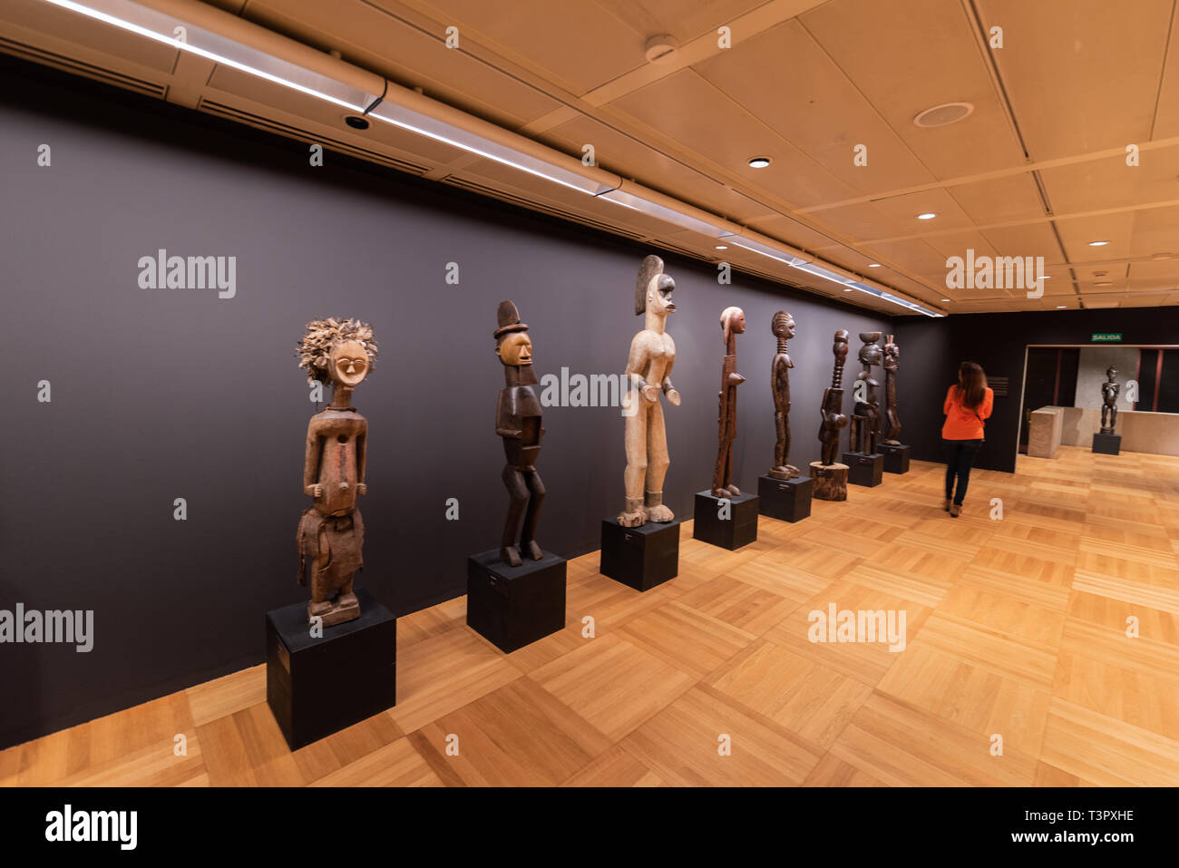 African art artwork exhibit exhibition collection ceremonial face masks ...
